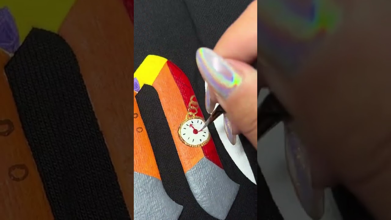 We’re all mad here 🤪#customartist #disneyland #handpainted #custom #aliceinwonderland #madhatter