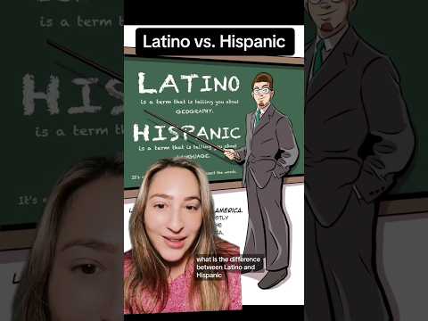 Latino Vs Hispanic. Know the difference! #latino #hispanic #educationalvideo #educationalcontent