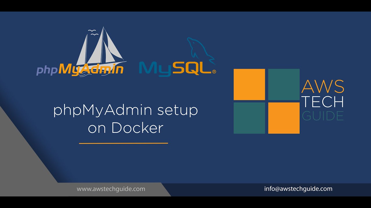 phpmyadmin setup on Docker