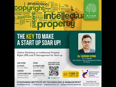 Workshop on IPR and IP Management for Startup
