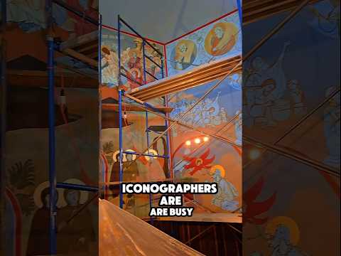 Iconography Update at Holy Myrrhbearers Orthodox Christian Church #orthodoxy #orthodoxchristian