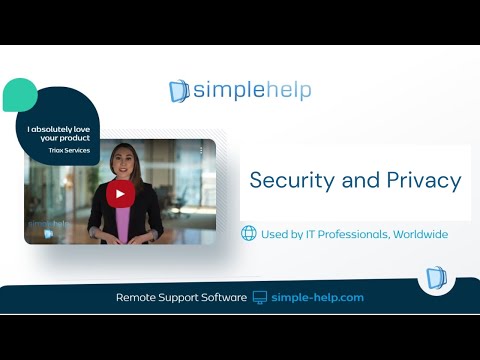 SimpleHelp RMM Remote Support Software - Security and Privacy