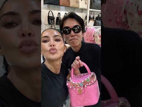 Kim Kardashian Found the Vintage Chanel Choker From 'Barbie' in Japan