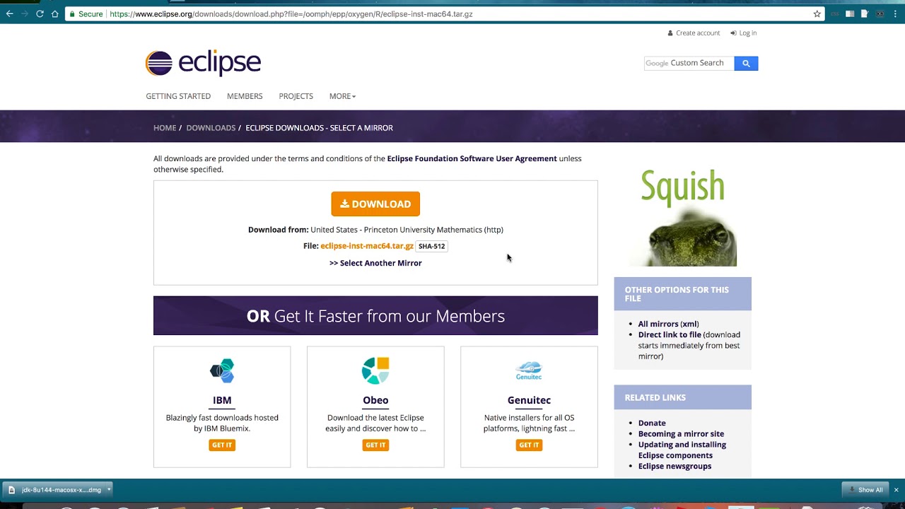 Installing Eclipse - Oxygen Version
