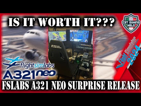 🔴VERTICAL COCKPIT SETUP | FSLabs A321 NEO Surprise RELEASE!! | American Airlines #msfs2024 #winwing