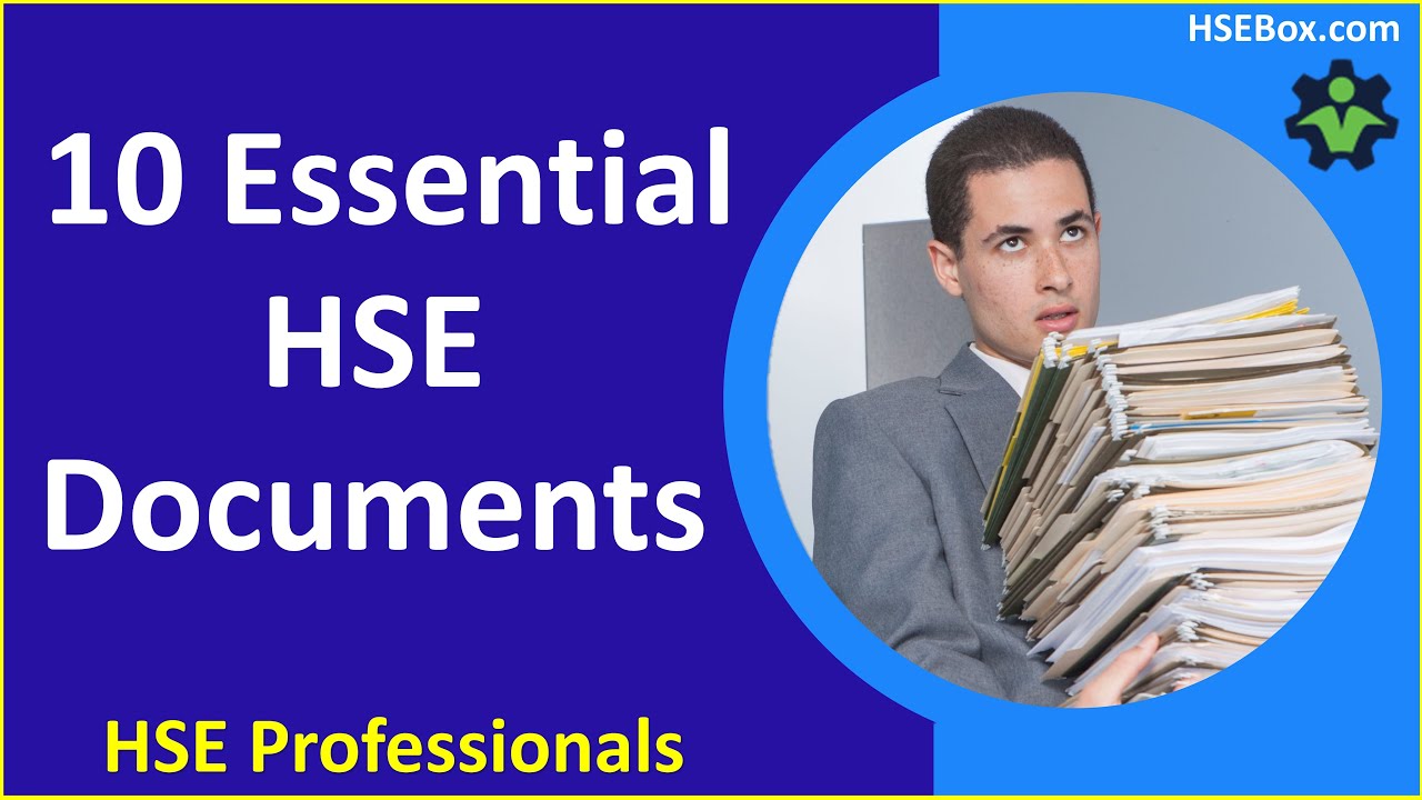 The 10 Essential Statutory HSE Documents for Construction Sites - Safety Training