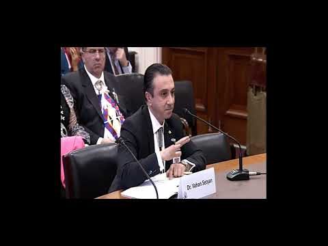 Congress - U.S. House Committee - Appropriations - Native and Veterans Health. Dr Vahan Setyan.