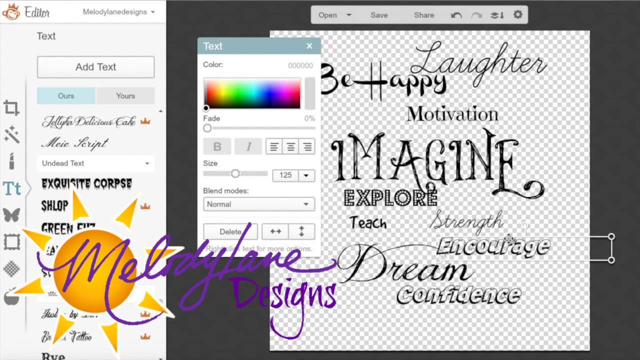 PicMonkey with Design Space