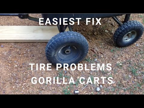 Cheapest And Fastest Way To Fix A Flat On Your Gorilla Garden Cart