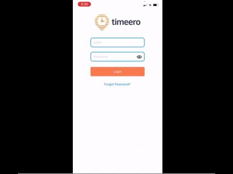 Timeero: iOS tutorial for employees