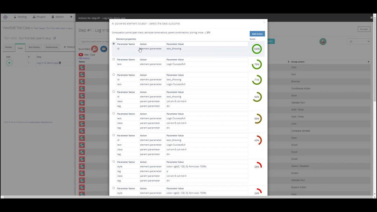 C1-3.1 Create First Test Case Login - ZeuZ Test Automation