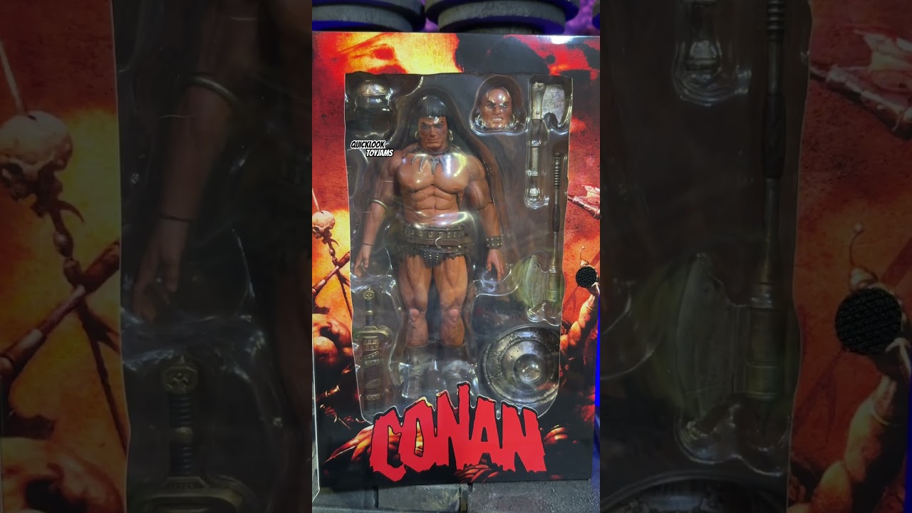 CONAN Frazetta Icon Collectibles QUICK LOOK Action Figure Toy Superhero Review