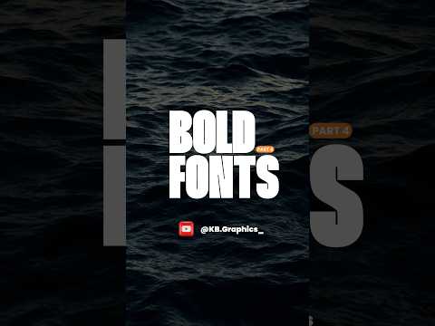 Bold fonts for your next project (Part 4) #freefonts #fonts #fontstyles #typeface