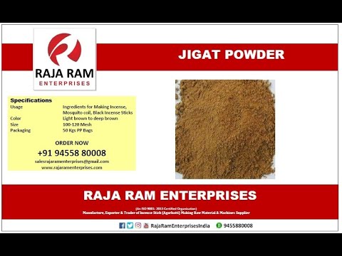 Jigat Powder - Agarbatti Binder Powder Latest Price, Manufacturers ...