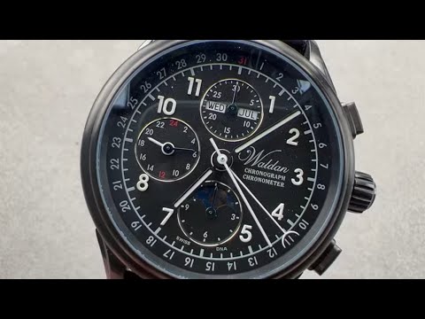 Waldan S-2 Titanium Chronograph Chronometer 3986S-2 Waldan Watch Review