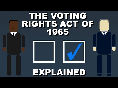 The Voting Rights Act of 1965 Explained