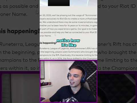 New Summoner Name Change is TERRIBLE