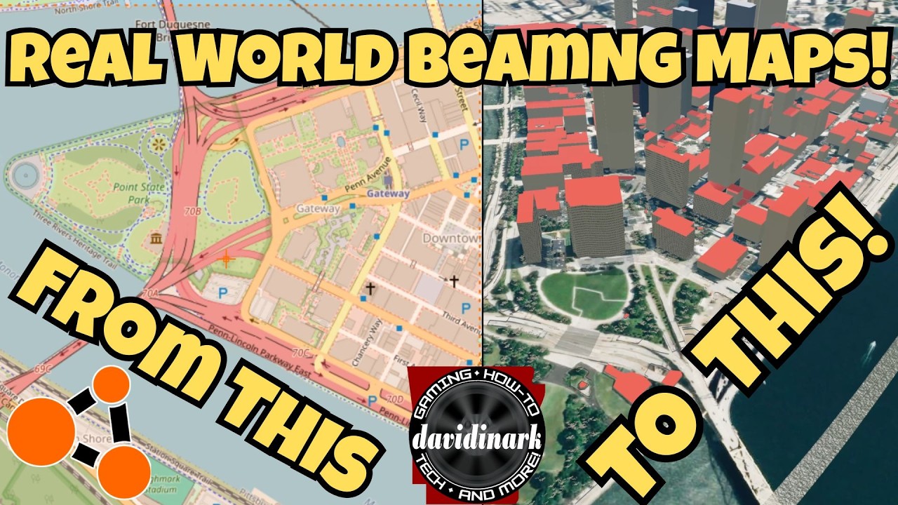 BeamNG Drive - MapNG Map Generator!! This site MAKES Real World BeamNG Maps!