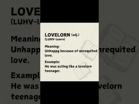 #shorts vocabulary | LOVELORN