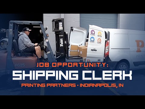 Printing Partners Job Description - Shipping Clerk