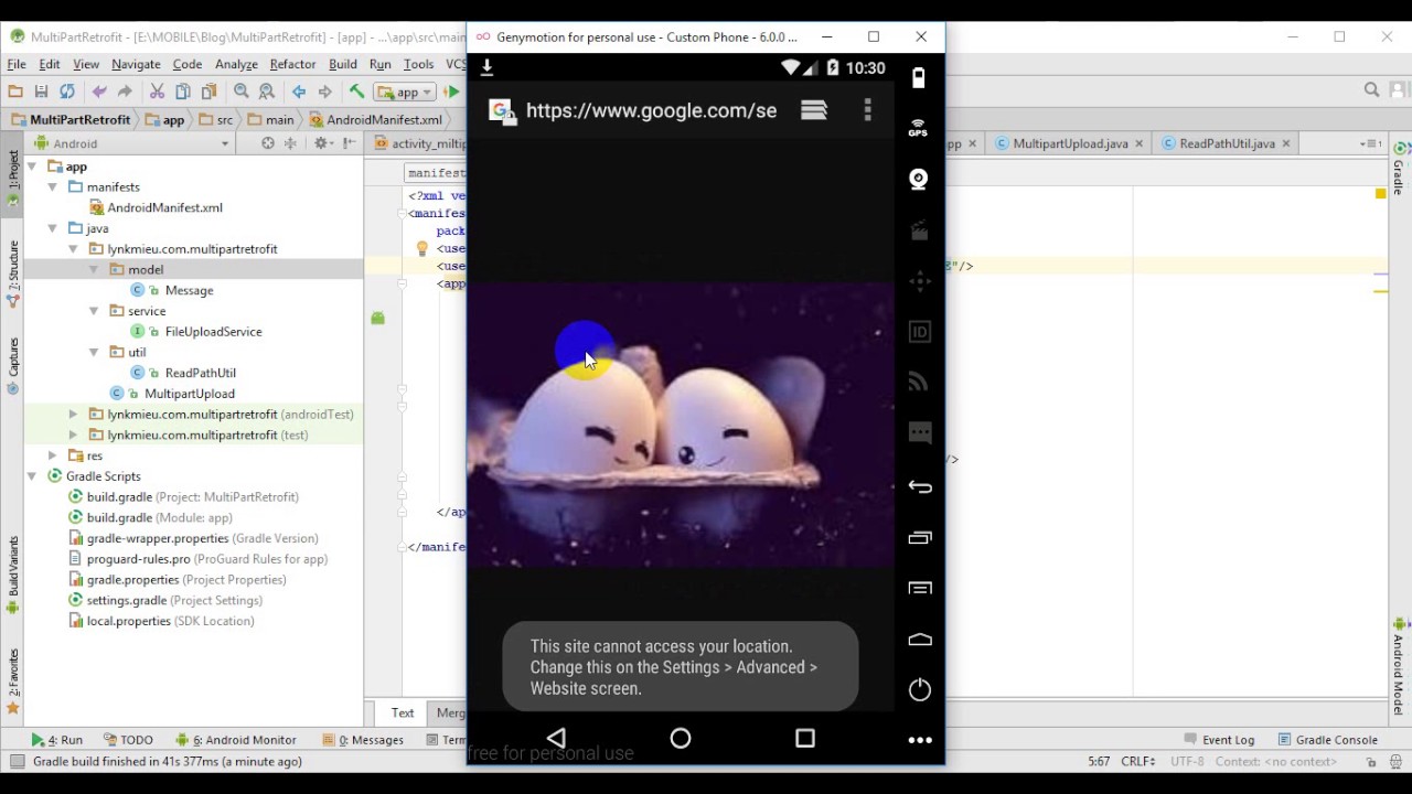 upload image using retrofit2