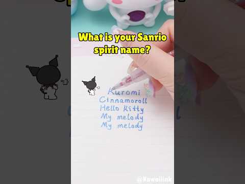 What is your Sanrio spirit name?#shorts