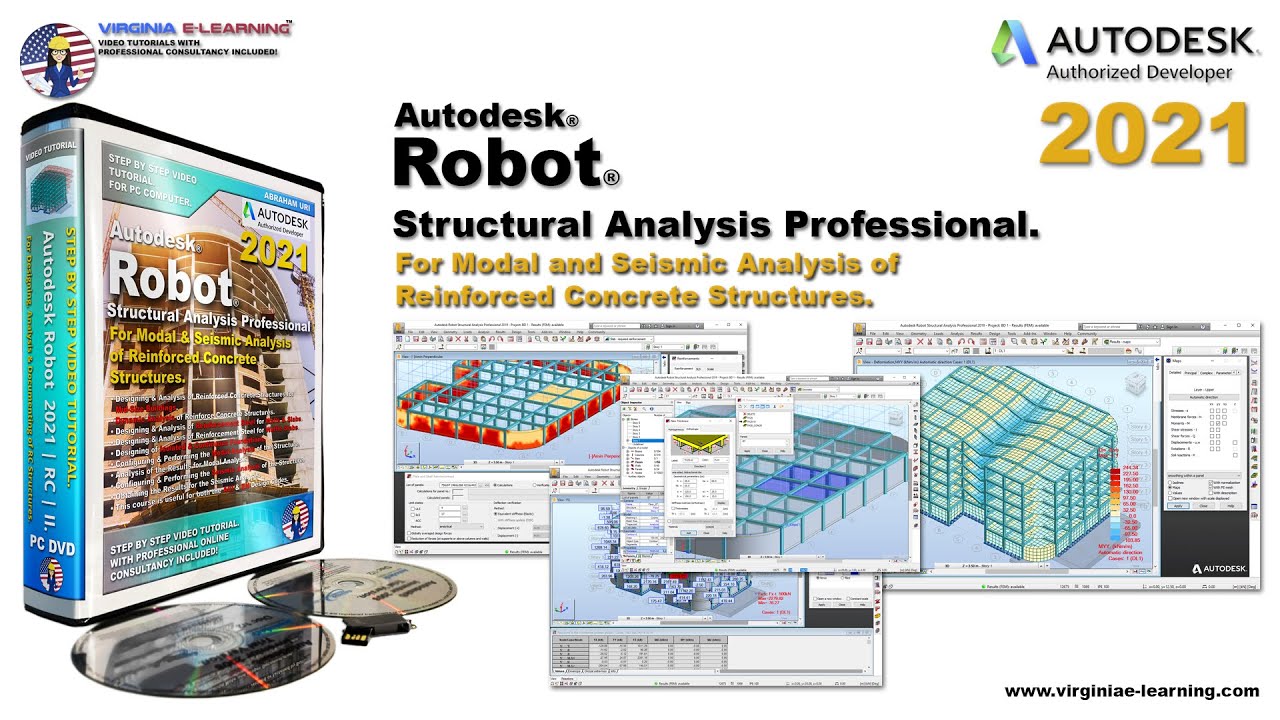 Autodesk Robot 2021 Tutorial RC II | Lesson 00 | Full Lesson