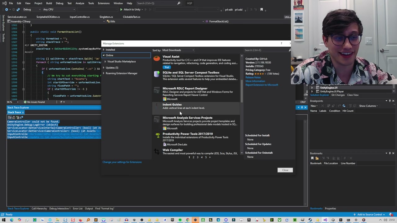 Stack Trace Explorer (Unity Tool)