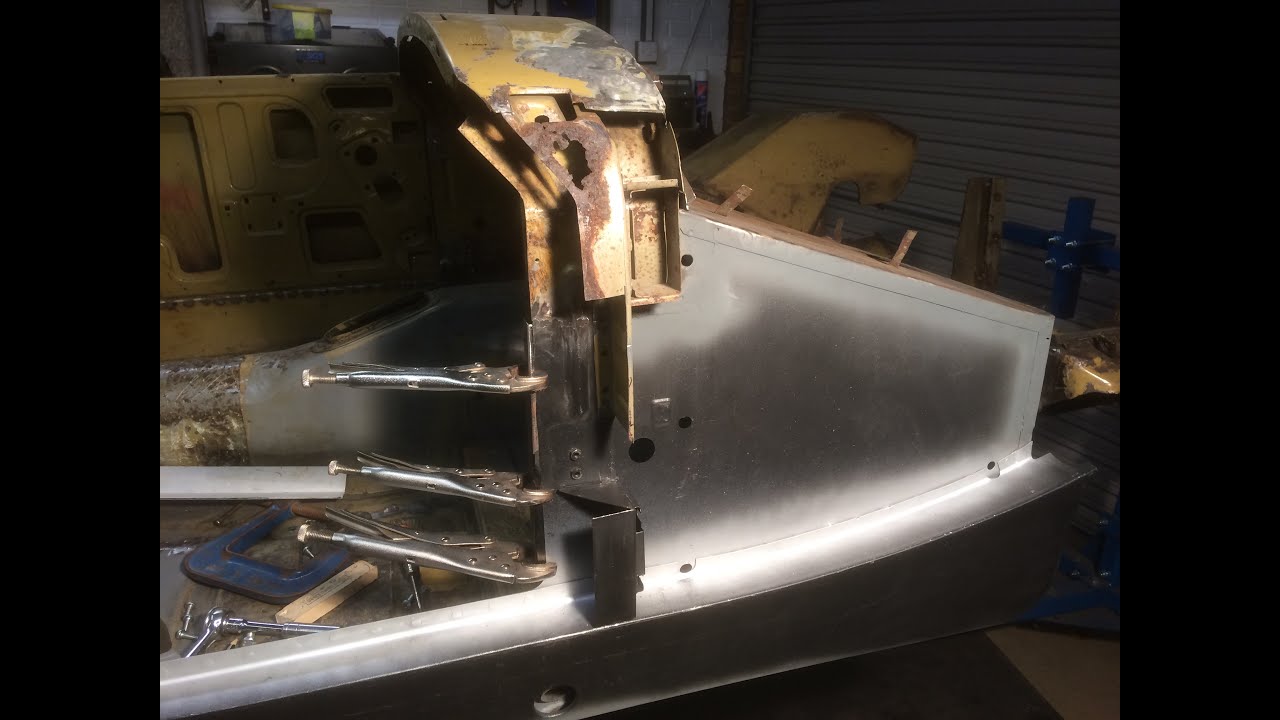 MG Midget Restoration (video 10) Drivers Side 