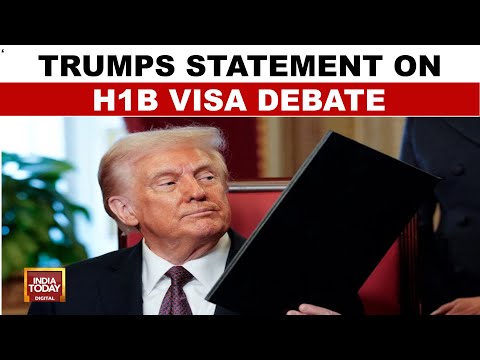 H1B Visa News Update: 'We Want Competent People Coming To Our Country': Trump | India Today