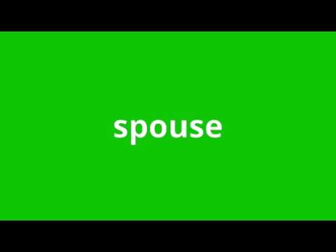 what is the meaning of spouse.