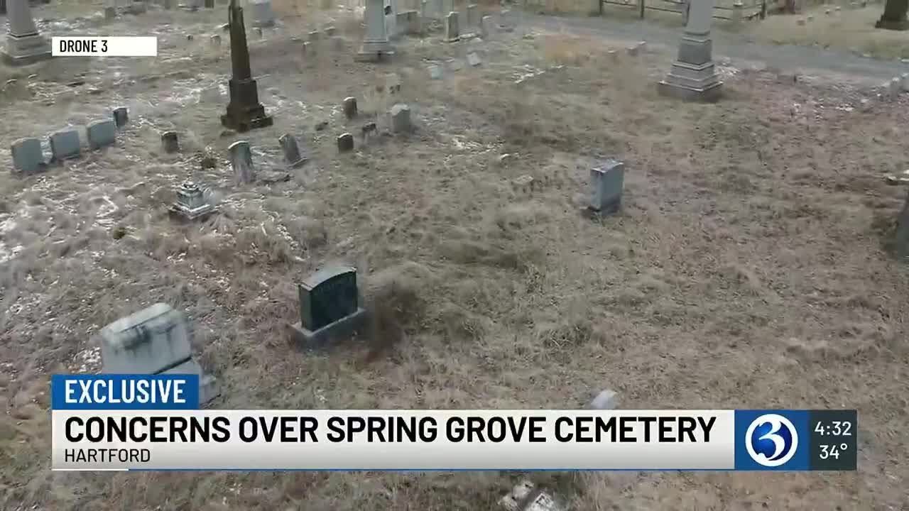Concerns over Hartford's Spring Grove Cemetery