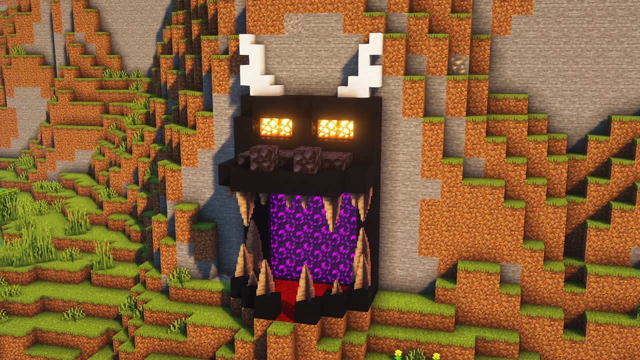 Minecraft Dragon Nether Portal Tutorial - How to Build a Dragon Nether Portal in Minecraft 1.21 ...