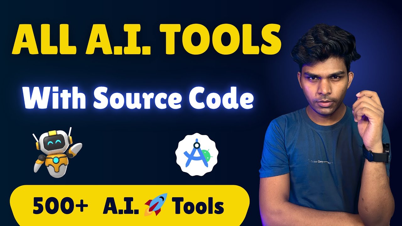 🔥 All-In-One AI Tools App | 500+ AI Tools in 1 App! | Full Source Code + Admin Panel |  Create AI