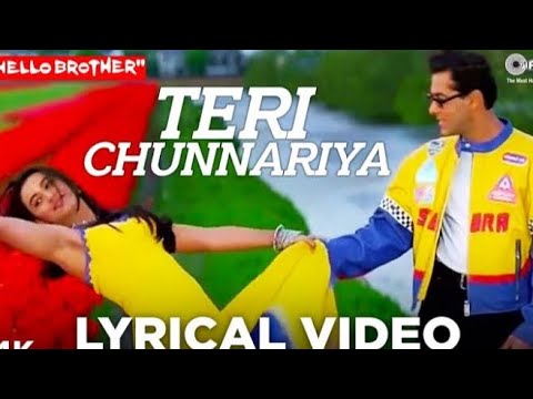 Teri Chunariya Dil Le Gayi Lyrical | Hello Brother | Salman khan, Rani Mukherji, Kumar Sanu, Alka Y