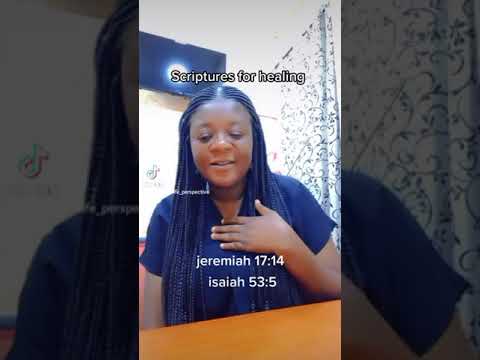 Scriptures for healing