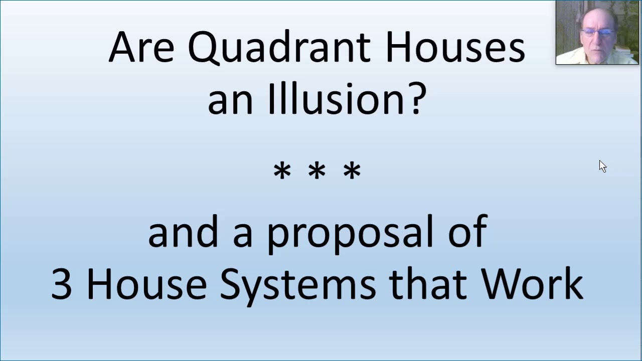 Quadrant House Systems Are A Simplification of Three Other House Systems