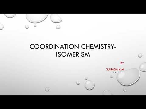 4 COORDINATION CHEMISTRY - ISOMERISM