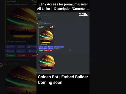 Golden Bot Embed Builder! Easiest way to make Discord Embeds!