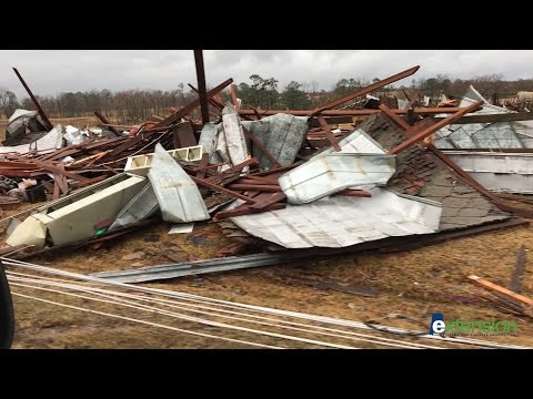 Winston County Road 77 Storm Damage