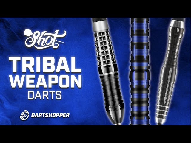 Shot Tribal Weapon 1 Front-Weight 90% Steel Tip Darts - Dartshopper.eu