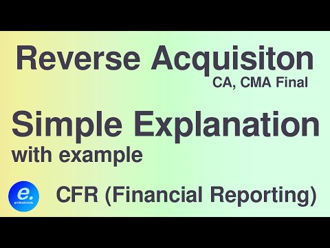 Reverse Merger Easy Explanation - CFR CMA CA Final in Tamil #cmatamil #catamil #cafinal #cmafinal