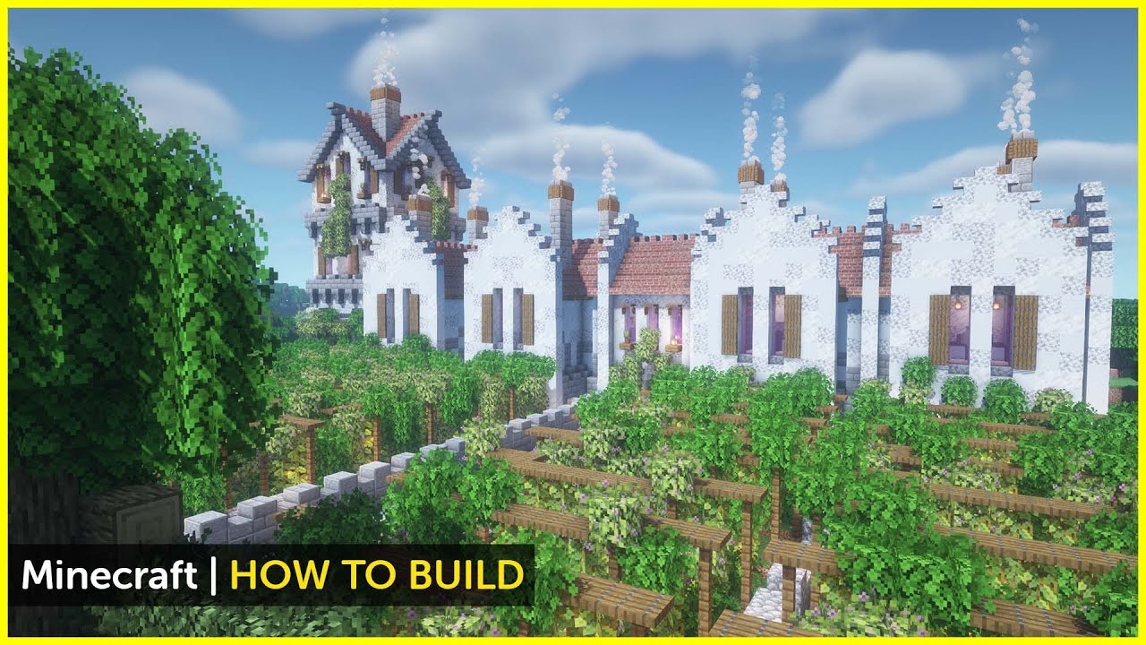 Minecraft How to Build a Vineyard (Tutorial) - Minecraft Builders