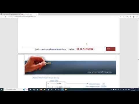 Class 31 || Material Determination of SAP SD
