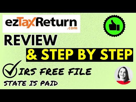 ezTaxReturn 2023: Tax Software Review & Step By Step || IRS Free Filing