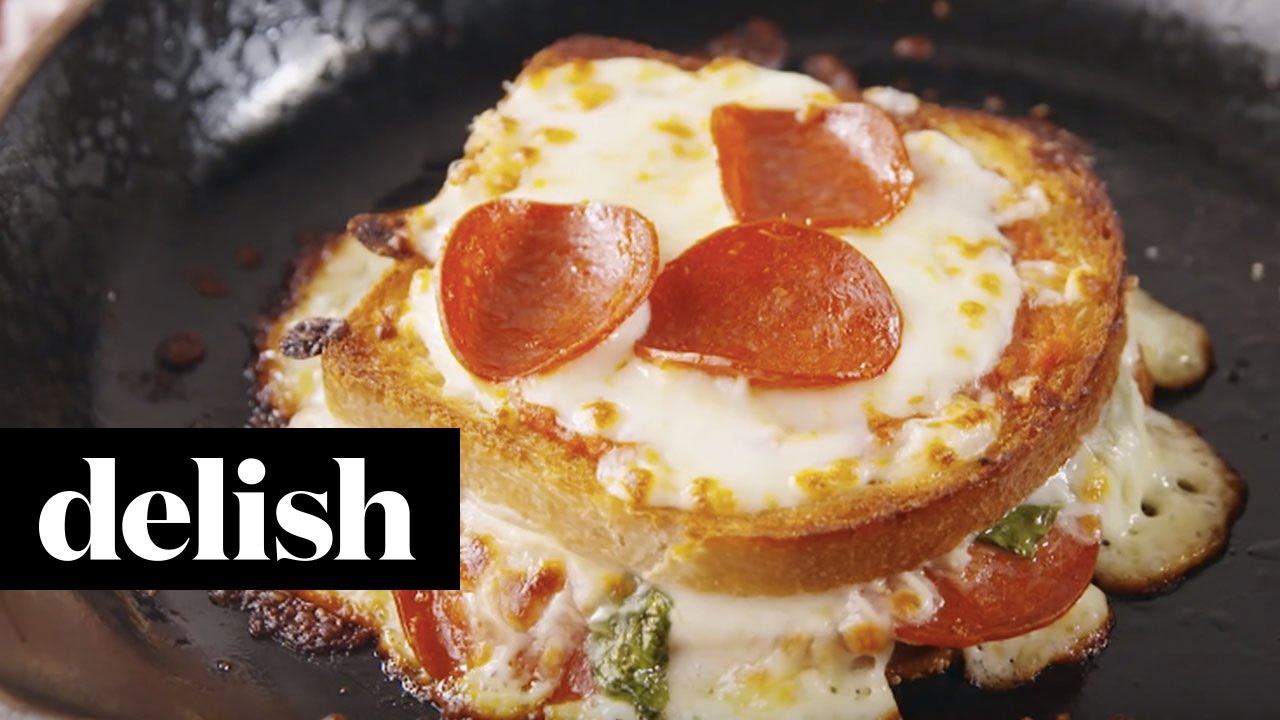 Pizza Grilled Cheese | Delish
