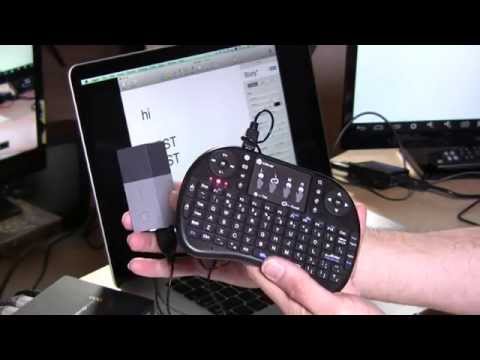 iClever integrated small wireless keyboard and trackpad for home theater PCs, Android, review