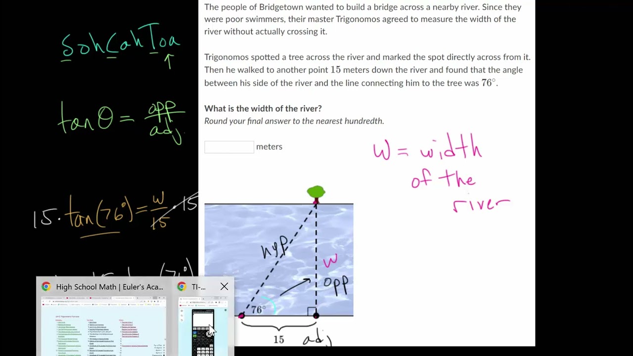 Right Triangle Trigonometry Word Problems: Intro