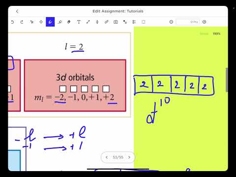 The Quantum numbers and AP chemistry practice