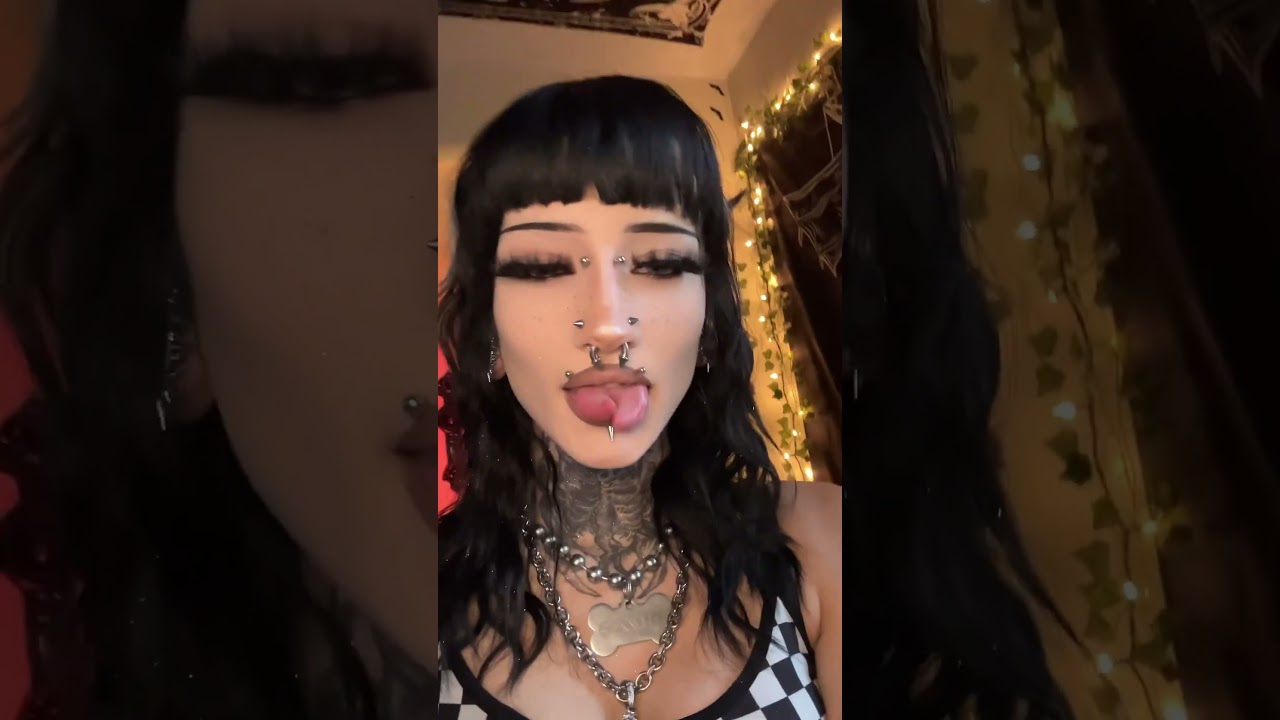 split tongue stuff :3 #splittongue #alternative #makeup
